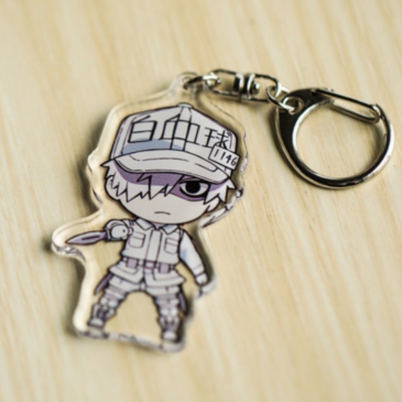 Cell at Work | Accessories | White Blood Cell Key Chain From Cell At ...